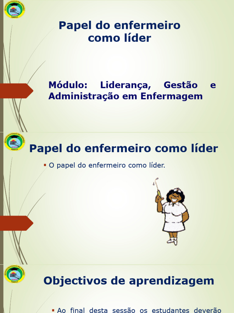 O Papel Do Enfermeiro Como Lider - 011921 | PDF | Liderança | Enfermagem