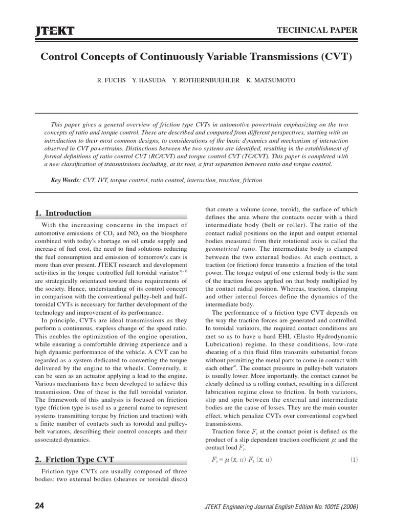 control concept cvt | PDF