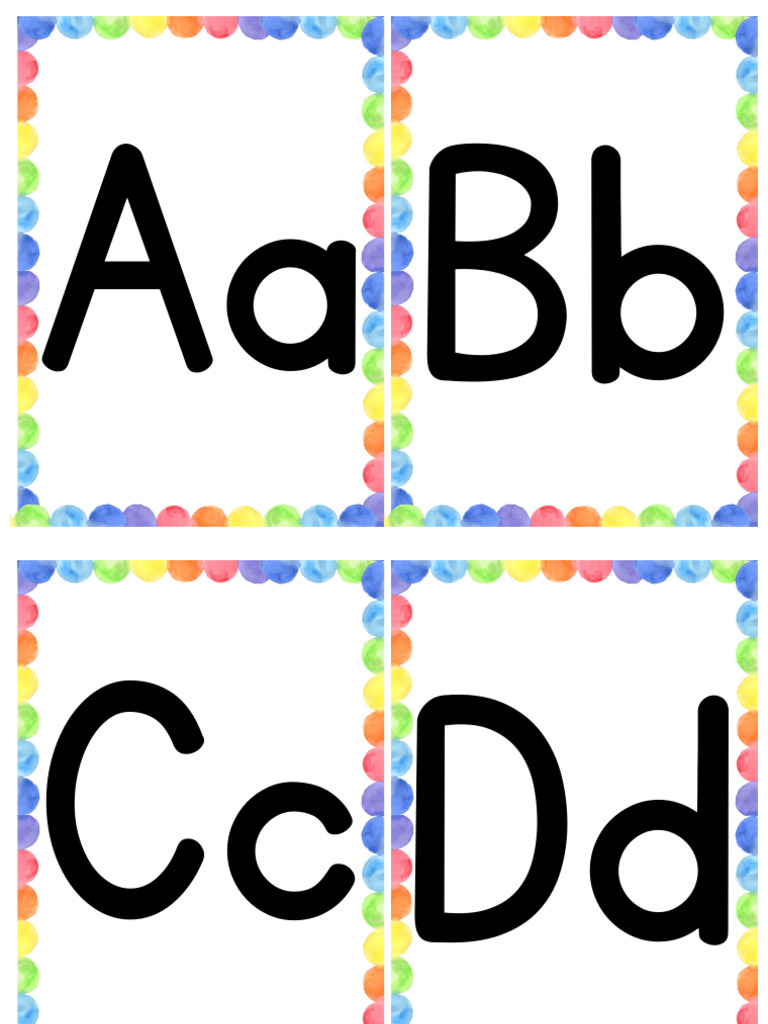 Alphabet Flashcard | PDF