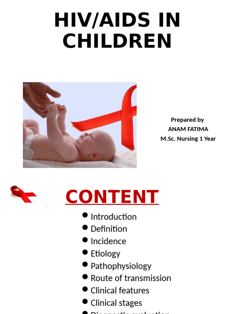 Hiv in Children | PDF