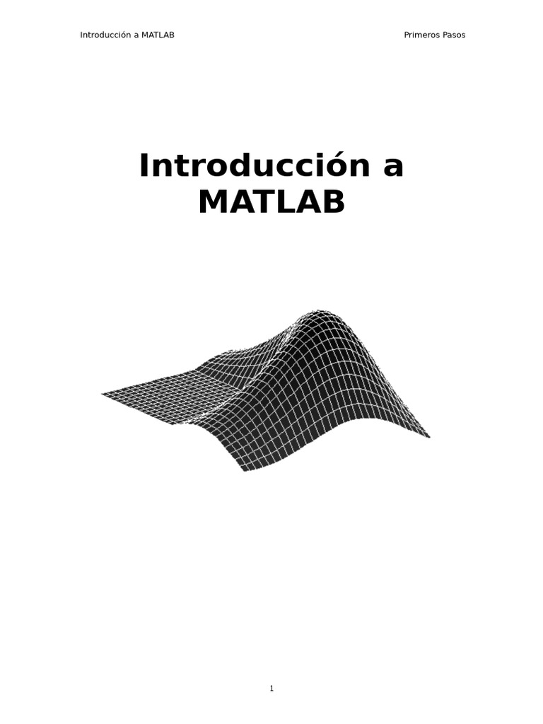 Introduccion Matlab | PDF
