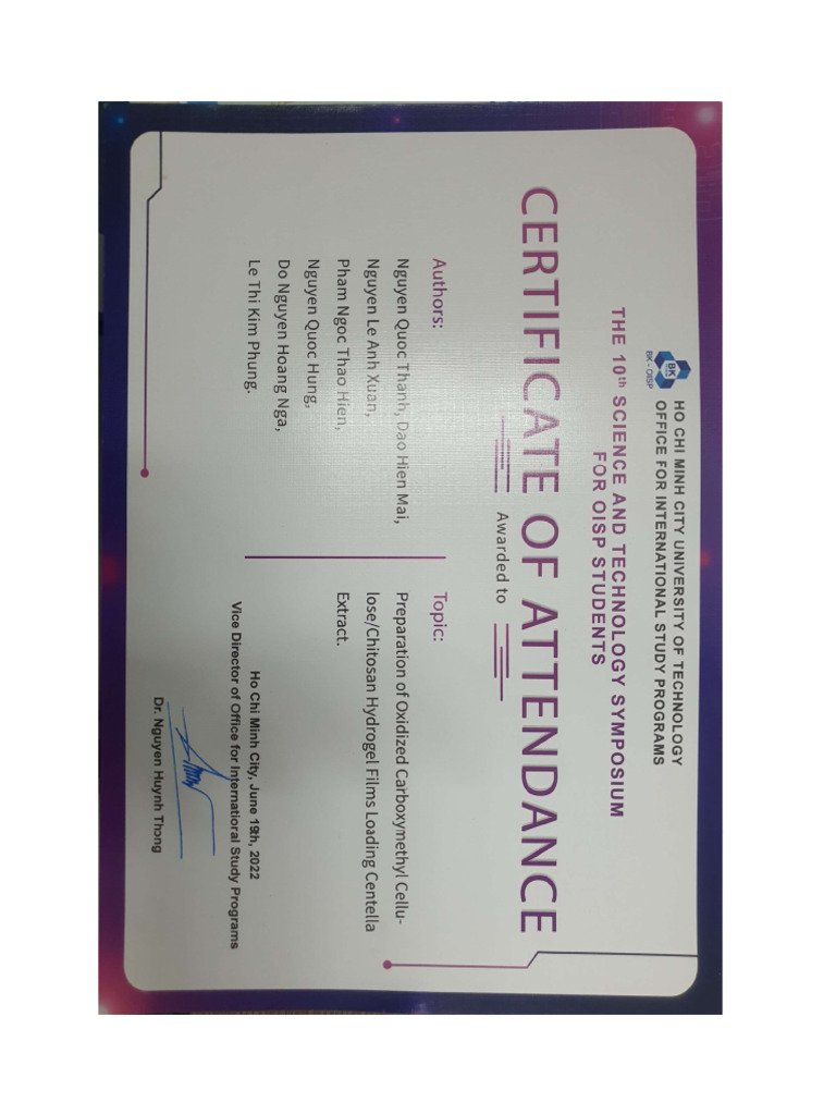 Social Activity Certificate | PDF