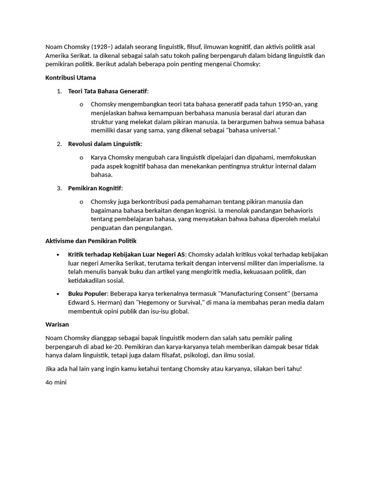 Noam Chomsky | PDF