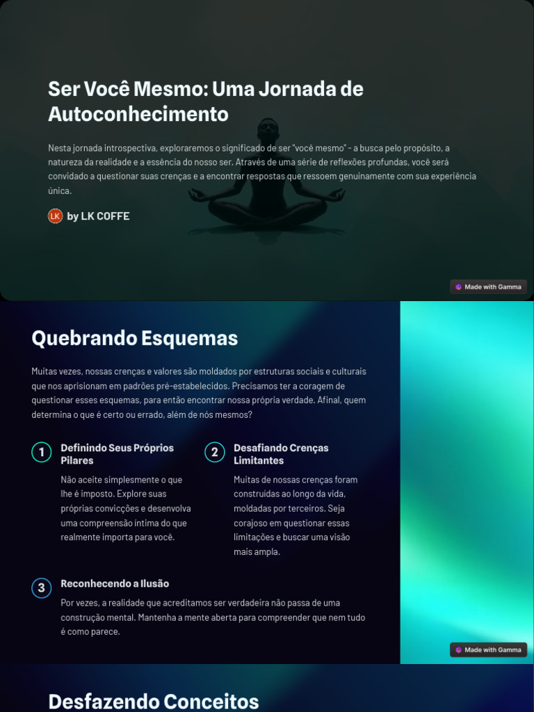 Ser Voce Mesmo Uma Jornada de Autoconhecimento | PDF