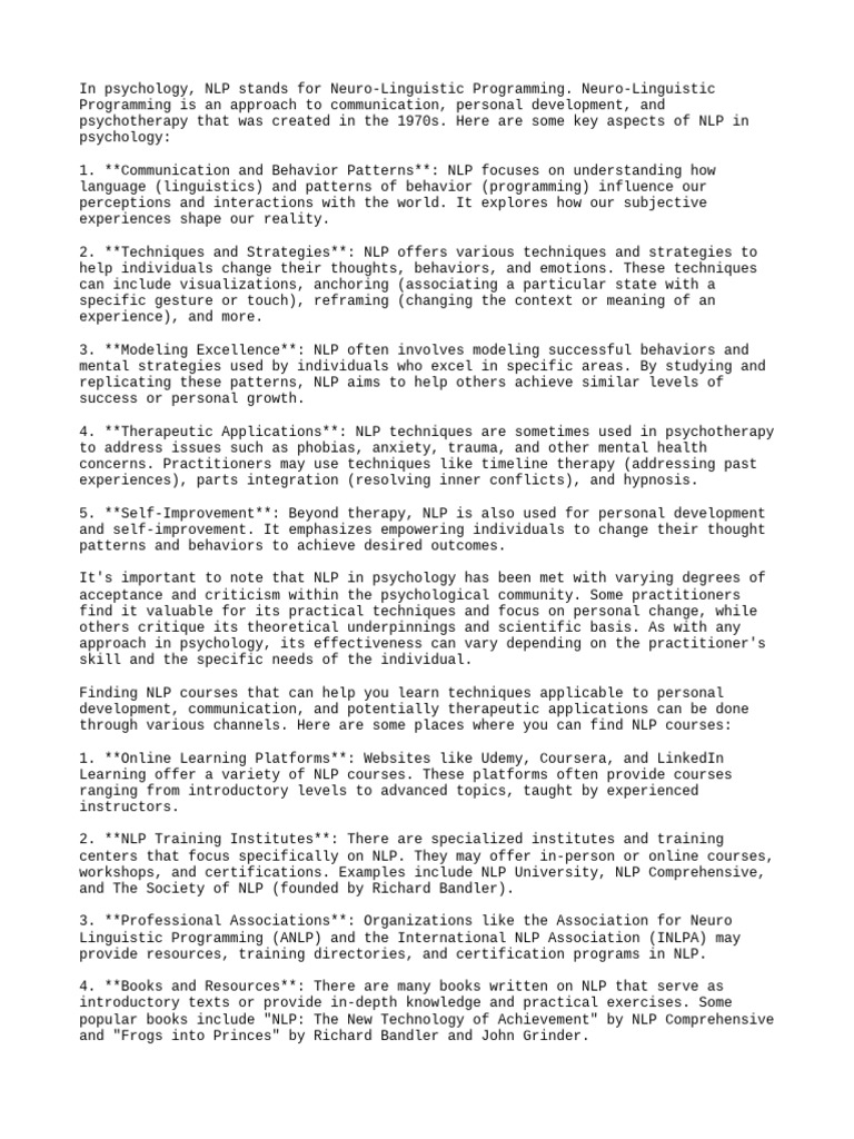 NLP Research Chat GPT p1 | PDF