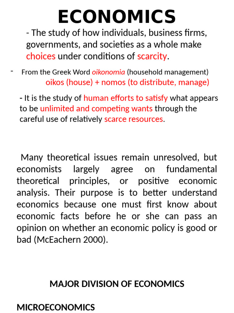 AE-M1 (Revisiting Economics As A Social Science) | PDF