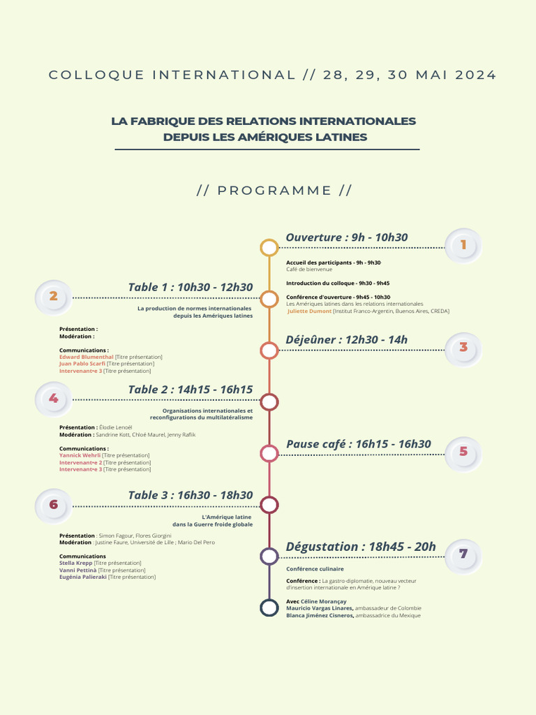Colloque - Programme | PDF