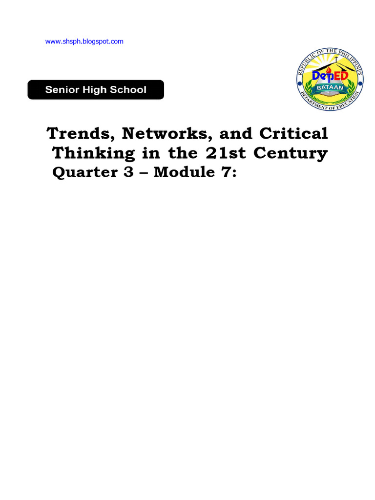 Trends Networks and Critical Thinking Module 7 | PDF
