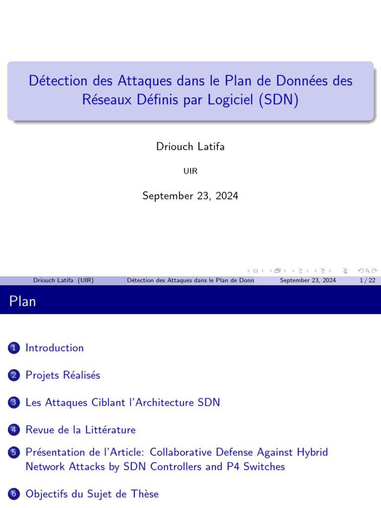 Presentation SDN | PDF
