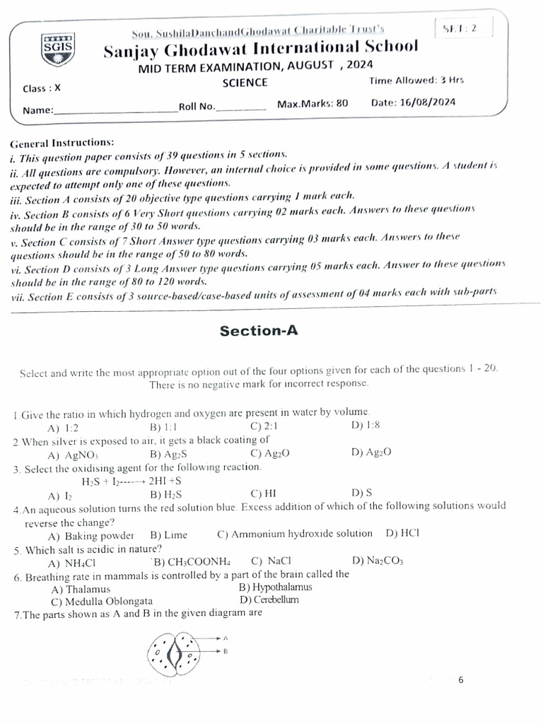 Science Mid Term | PDF