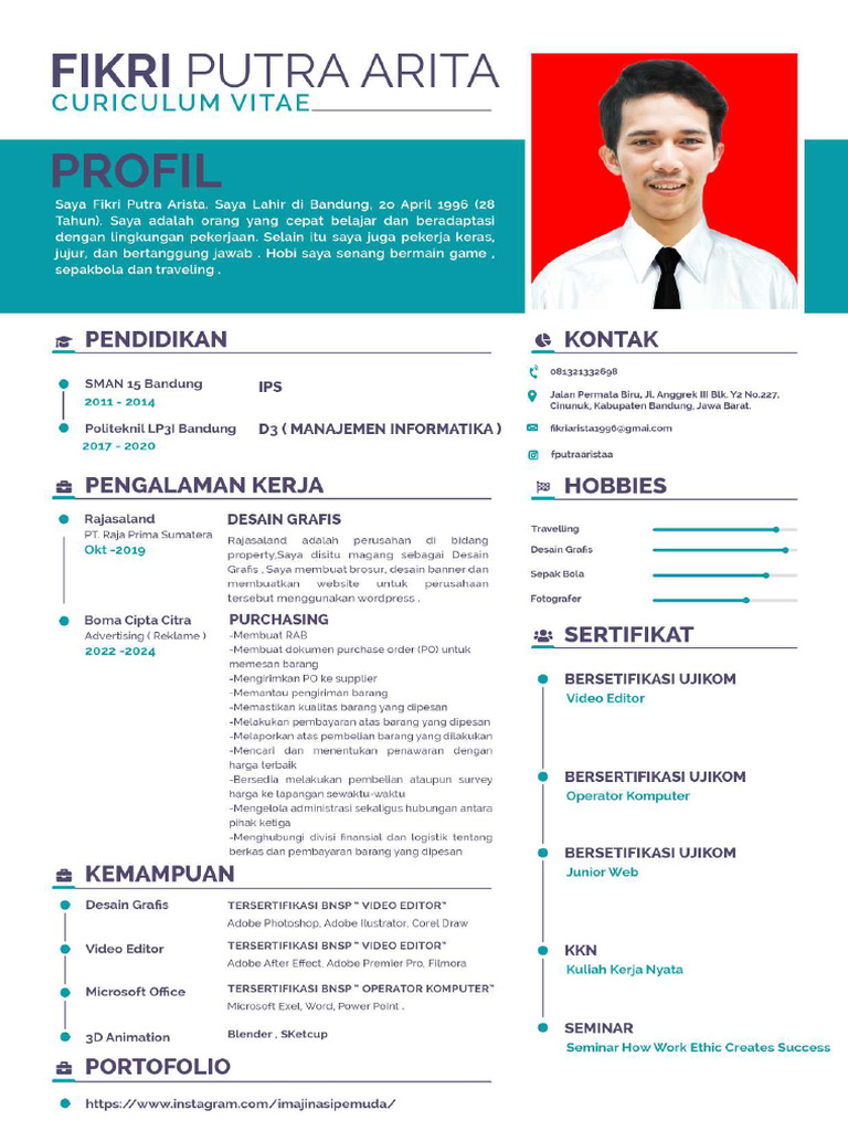 CV Dan Lamaran | PDF