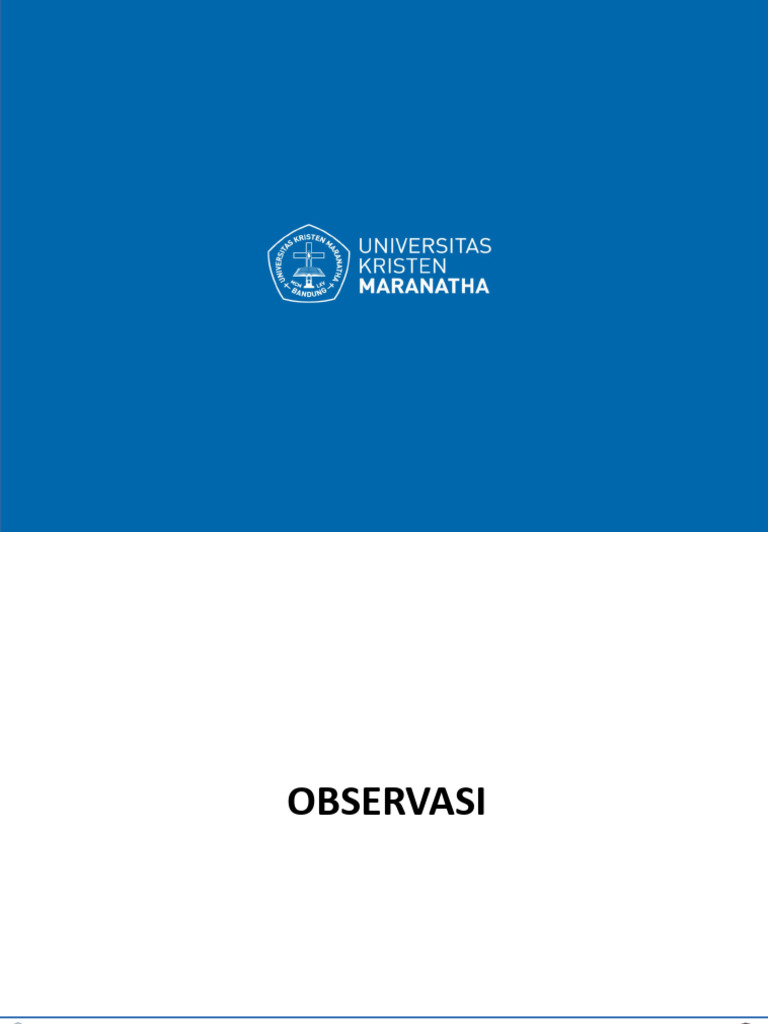 Observasi | PDF