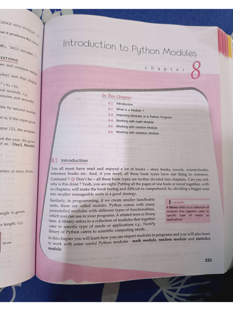 Ch 8 Introduction To Python Module Pdf
