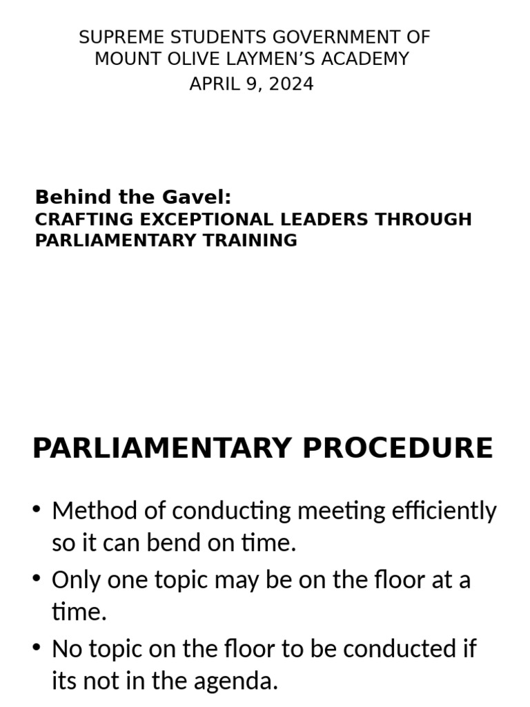 Behind The Gavel | PDF