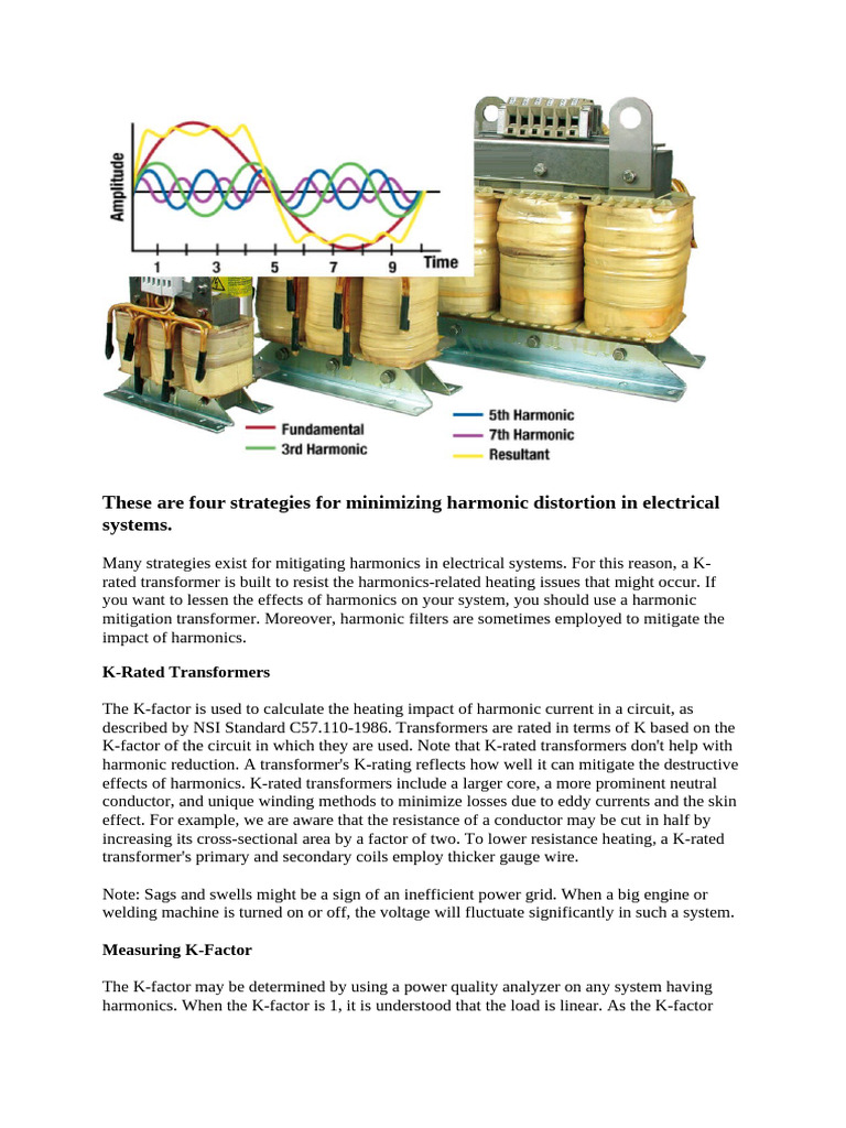 Harmonic Transformer | PDF