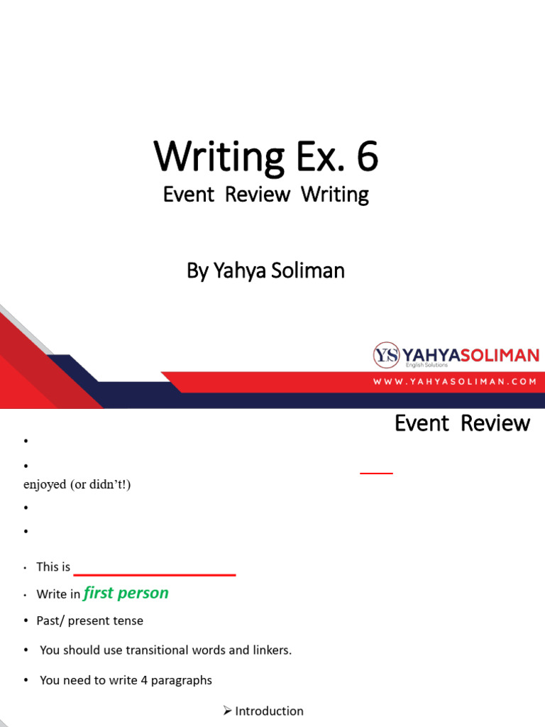 10 - Event Review | PDF