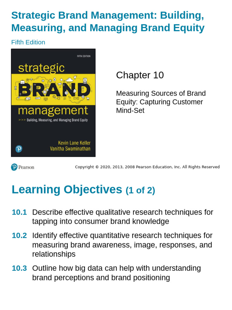 Chapter10 - Measuring Sources of Brand Equity Capturing Customer Mind ...
