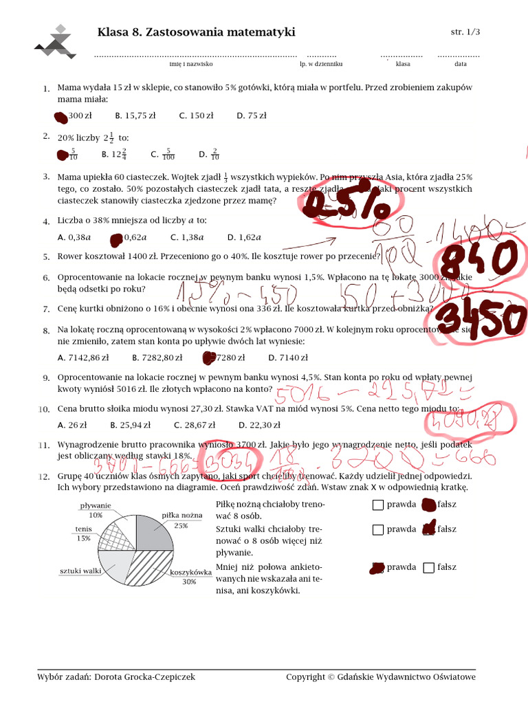 KL 8 Do Cwiczen | PDF