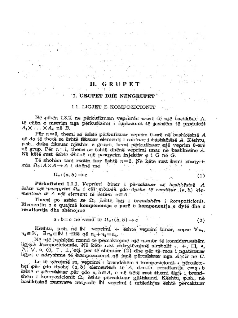 Algjeber Abstrakte e Kombinuar | PDF