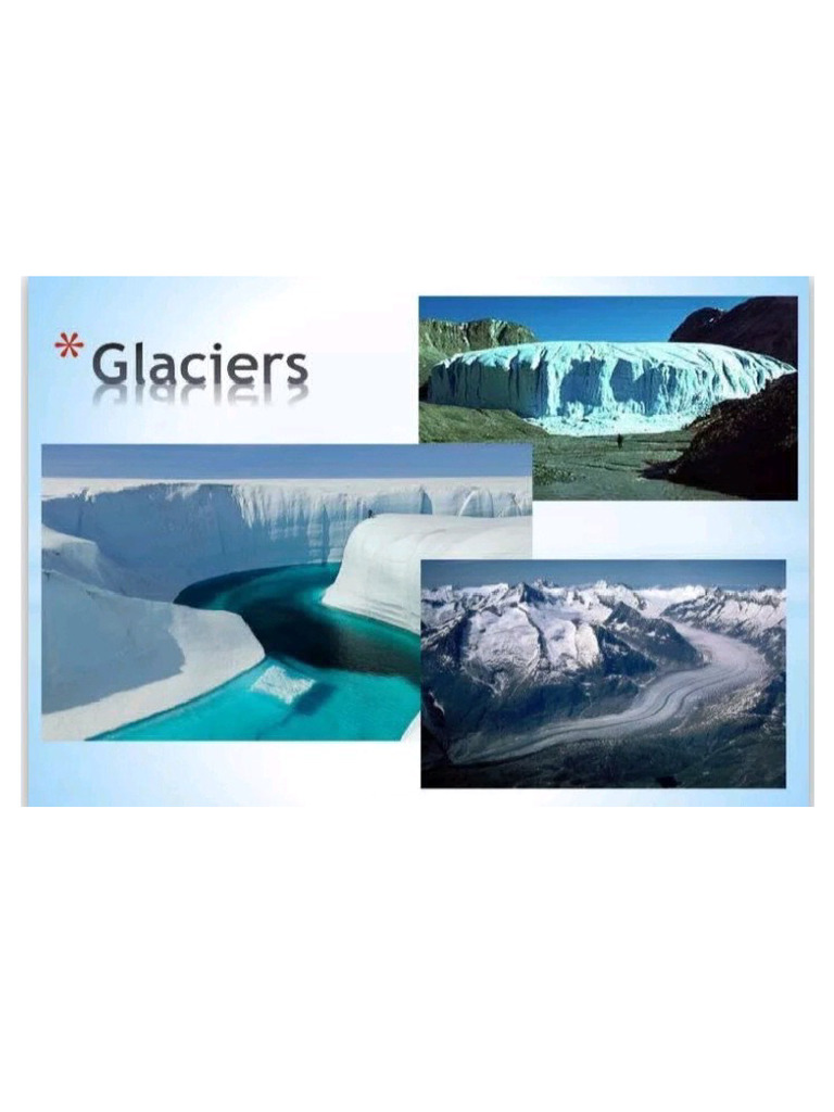 Glacier Landforms - 1 | PDF