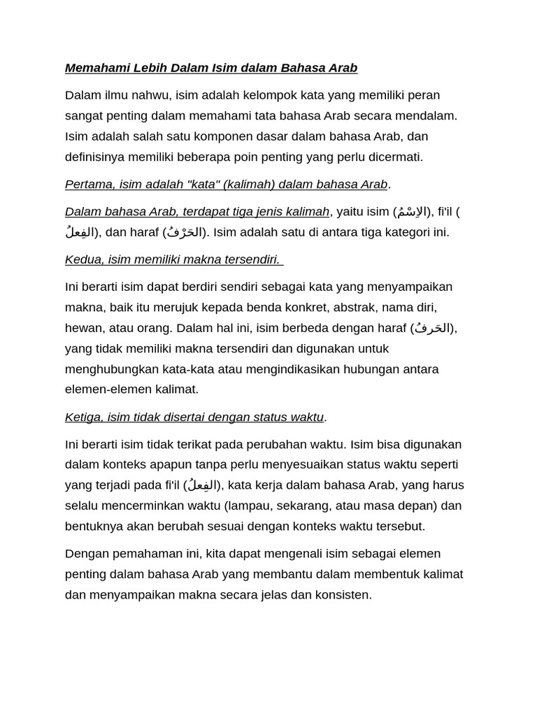 Macam - Macam Isim 1 | PDF