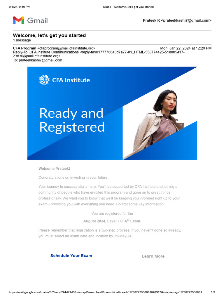 Gmail - Welcome, Let's Get You Started | PDF
