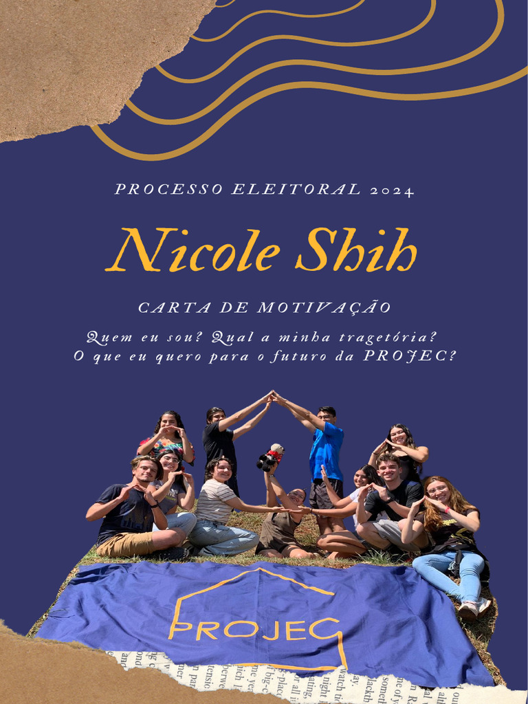 Carta de Motivação - Nicole Shih | PDF