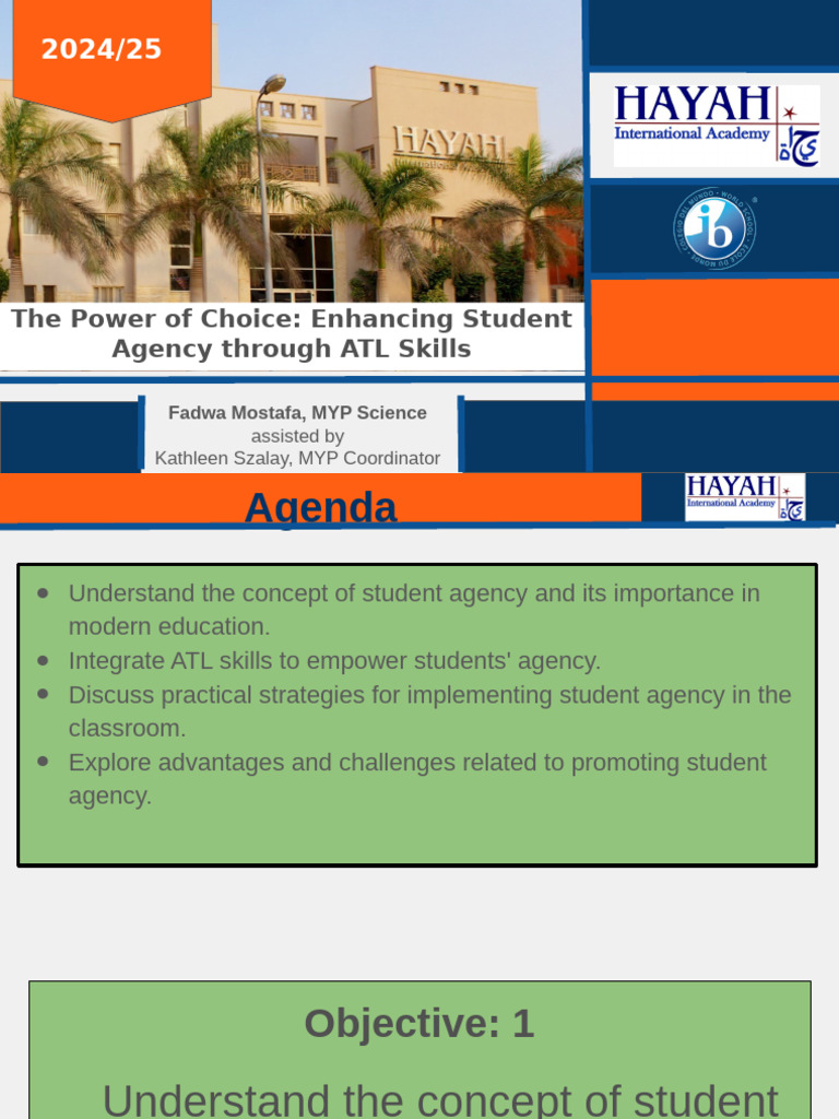 Enhanced Agency in The MYP | PDF