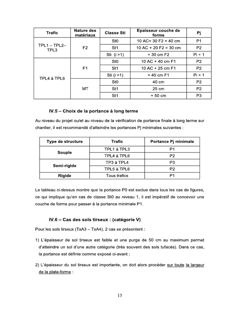 Structures de Chaussée | PDF