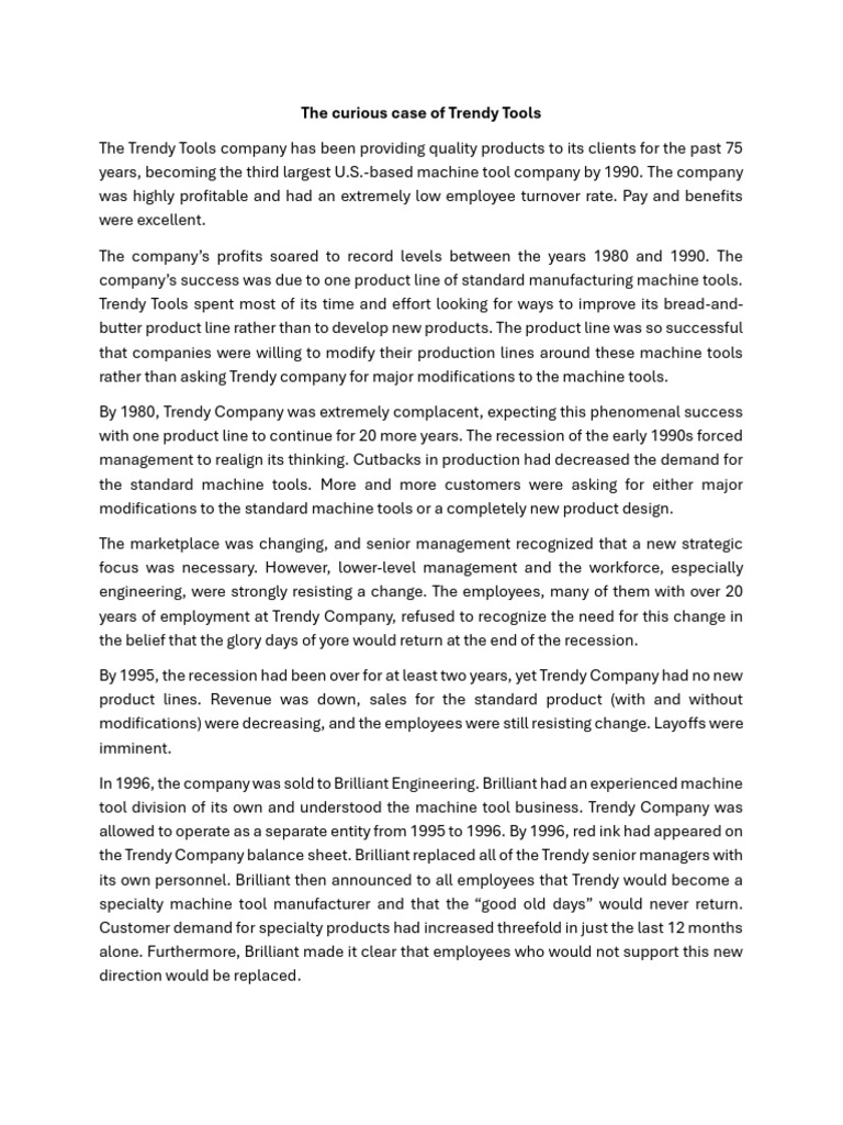 The Curious Case of Trendy Tools | PDF