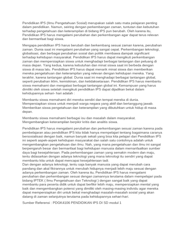 Pendidikan IPS | PDF