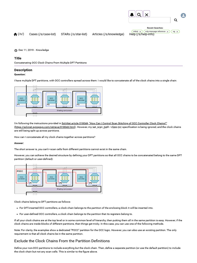 Concatenating OCC Clock Chains From Multiple DFT Partitions | PDF | Computing | Computer Programming