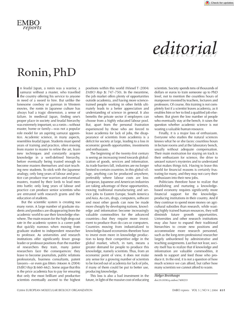 Breithaupt 2004 Ronin PHD | PDF