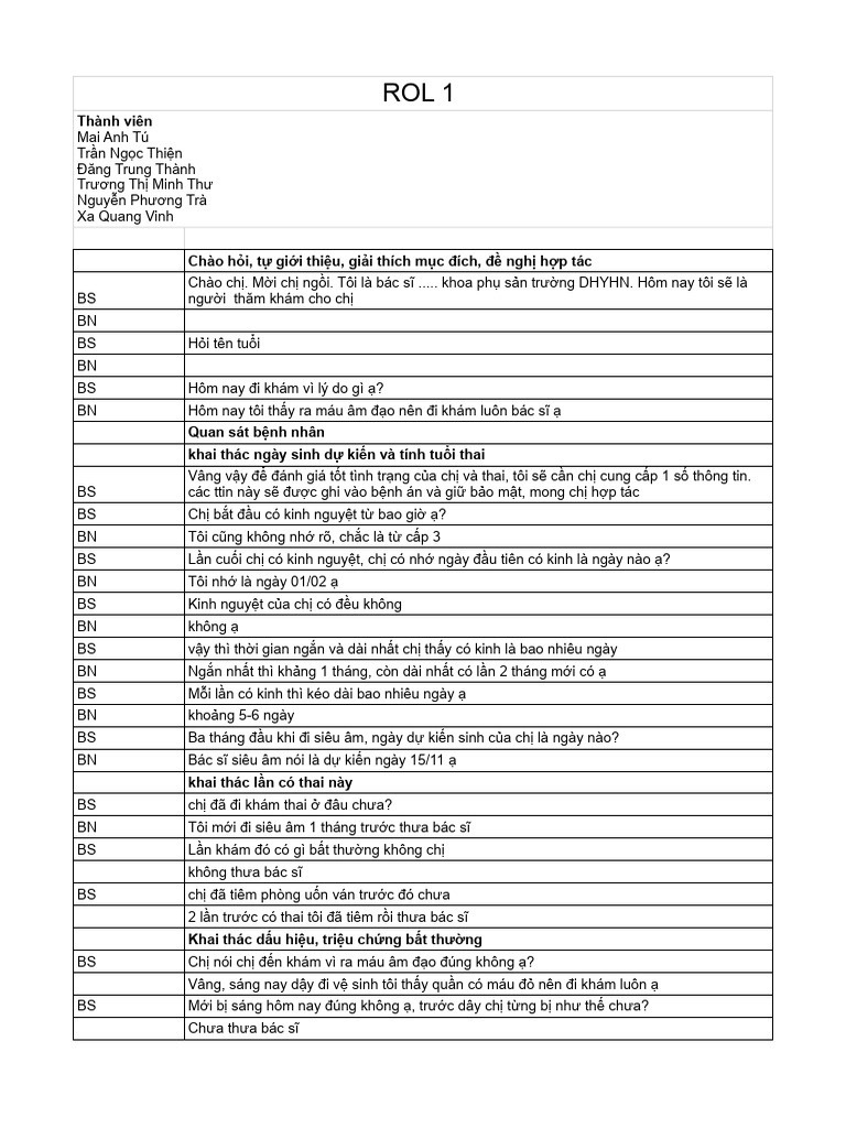 ROL 1 - Sheet1 | PDF