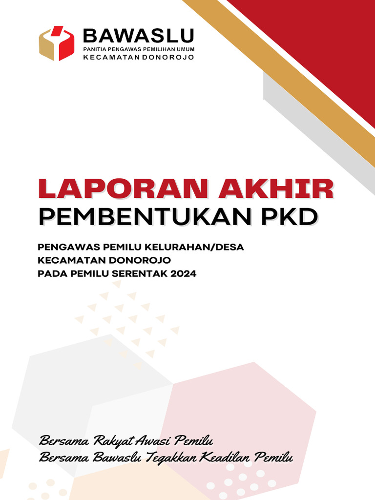 Laporan Akhir Pembentukan PKD Donorojo | PDF