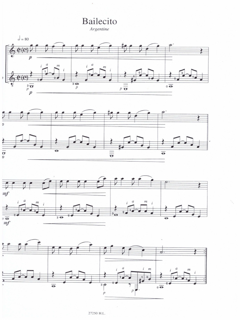 Bailecito Yvon Rivoal | PDF