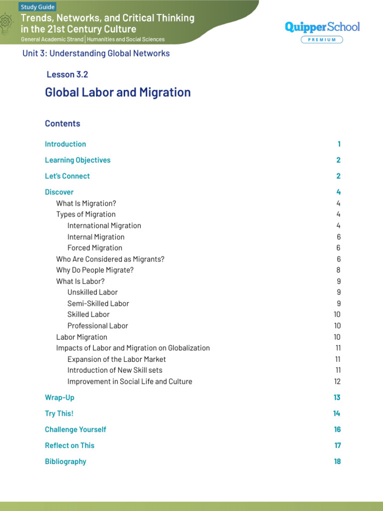 TNT 12 Q1 0302 SG Global Labor and Migration | PDF