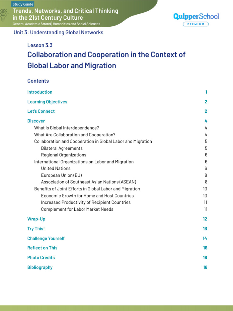 TNT 12 - Q1 - 0303 - SG - Collaboration and Cooperation in The Context of Global Labor and ...