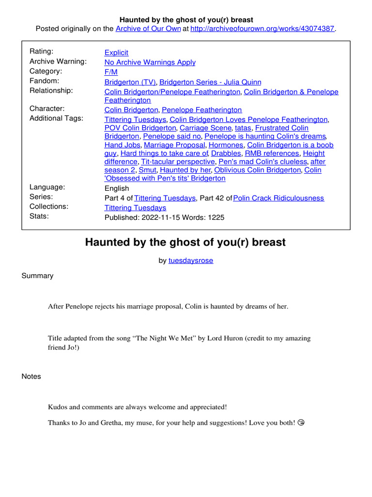 Haunted by The Ghost of | PDF