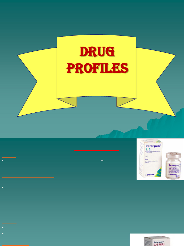 Pharmacology III Drug Profile Spots Falll 2020 | PDF