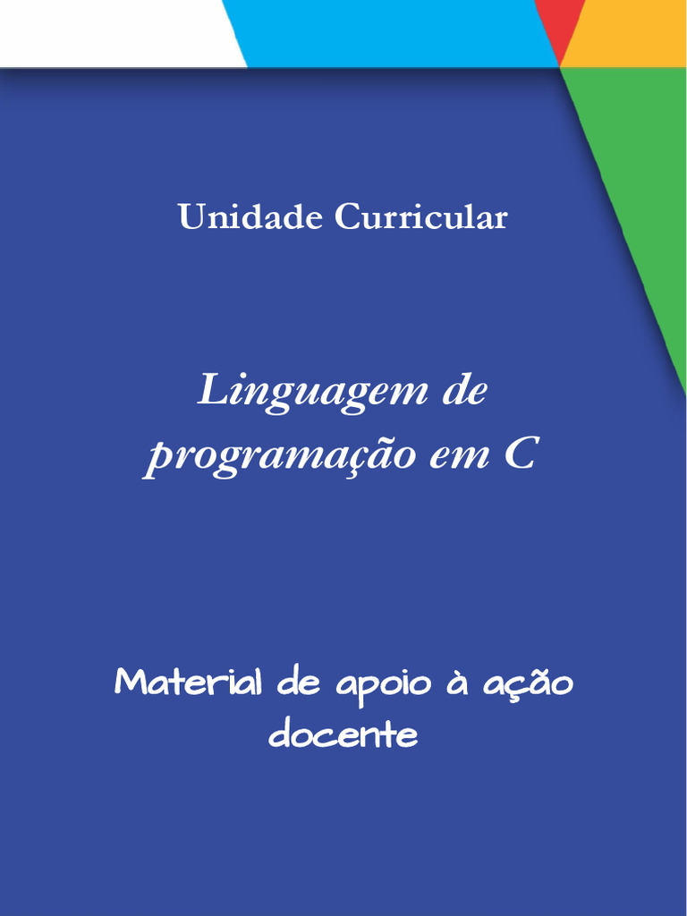 Linguagem de Programacao em C | PDF