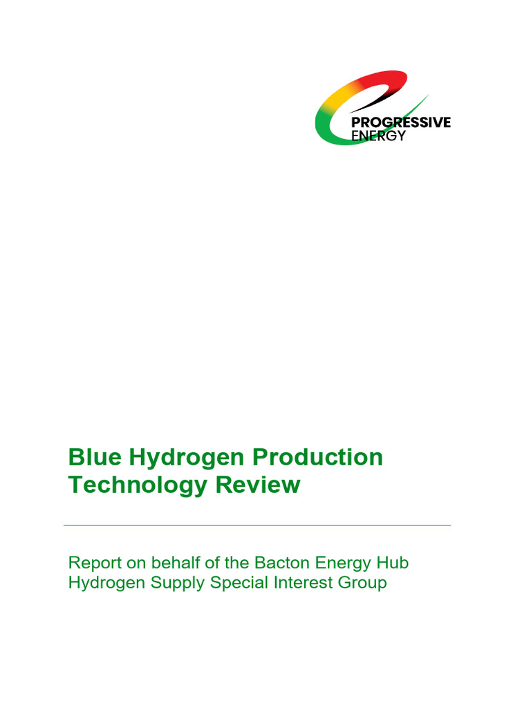 Blue Hydrogen Production Technology Review | PDF