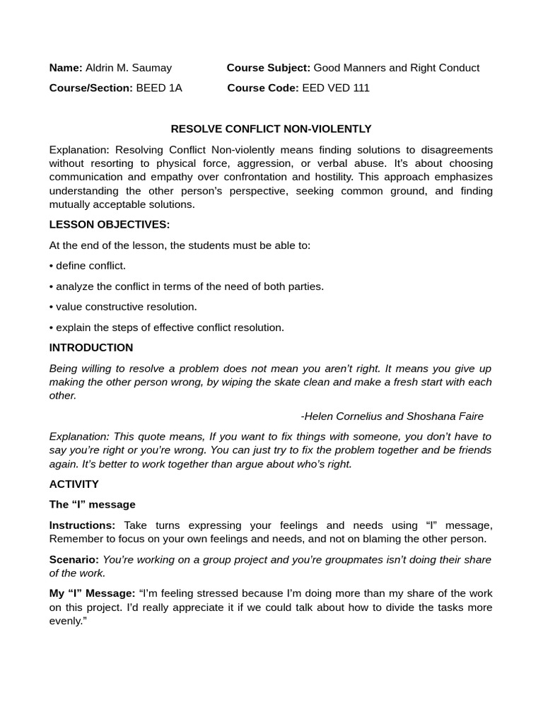 Hand Out Aldrin | PDF