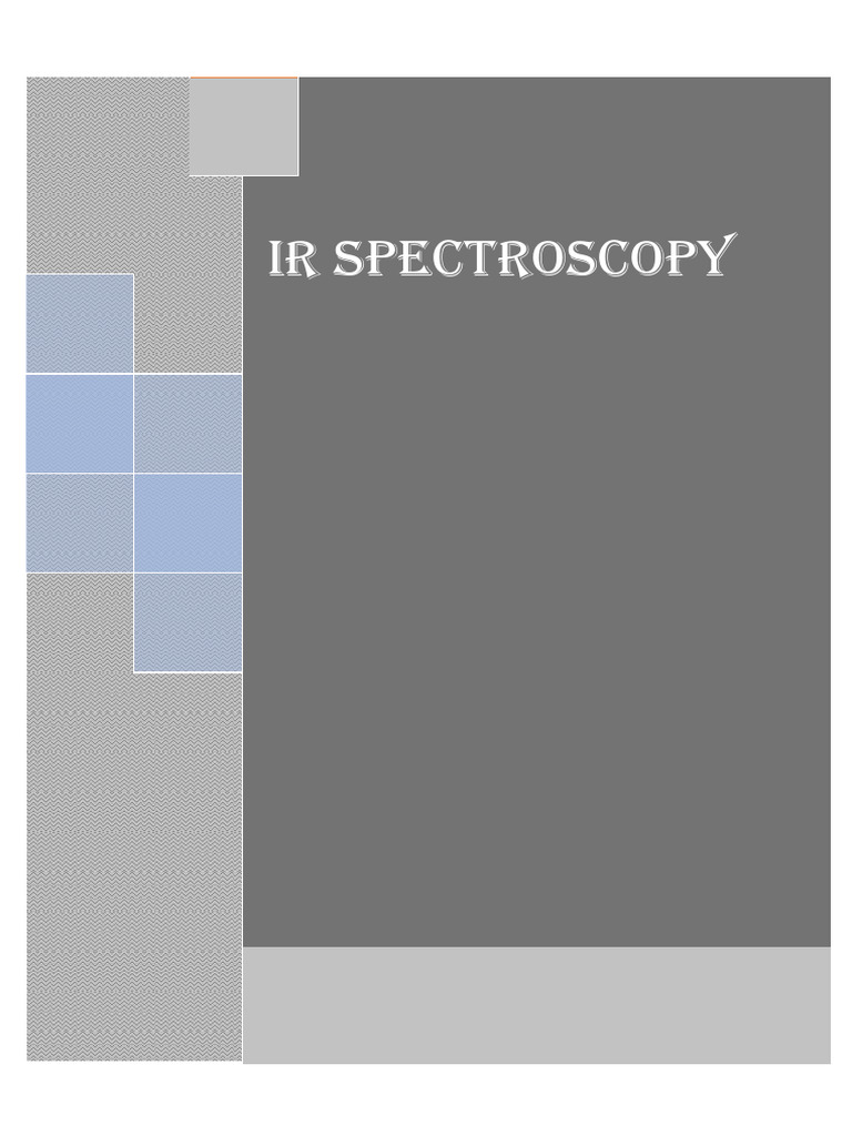 Ir Spectra | PDF