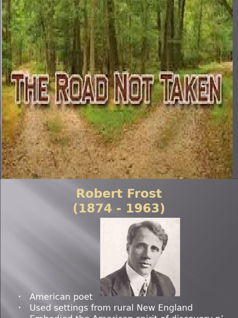 The Road Not Taken | PDF