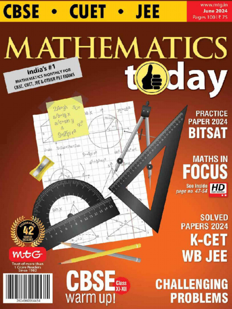 Mathematics Today June 2024 True-Reduced | PDF