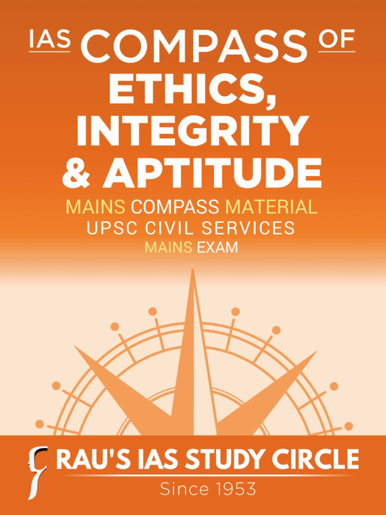 RAUs IAS Ethics Integrity Aptitude MAINS Compass Book | PDF