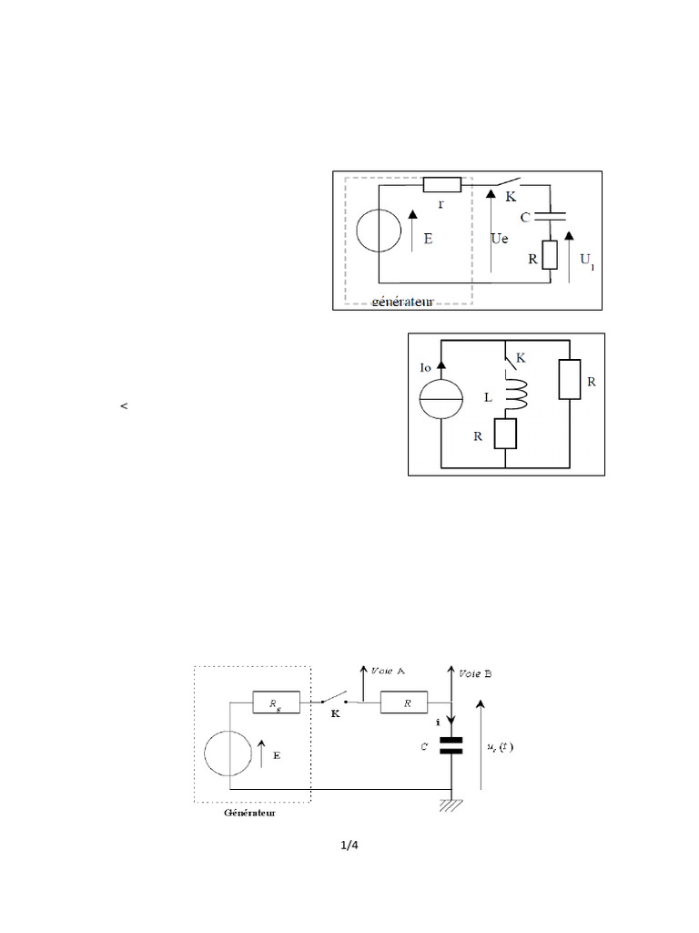 Serie Electrocinétique N°2 | PDF