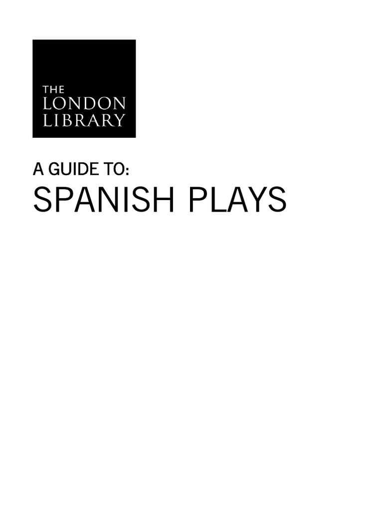 Spanish Plays Coll | PDF | Madrid