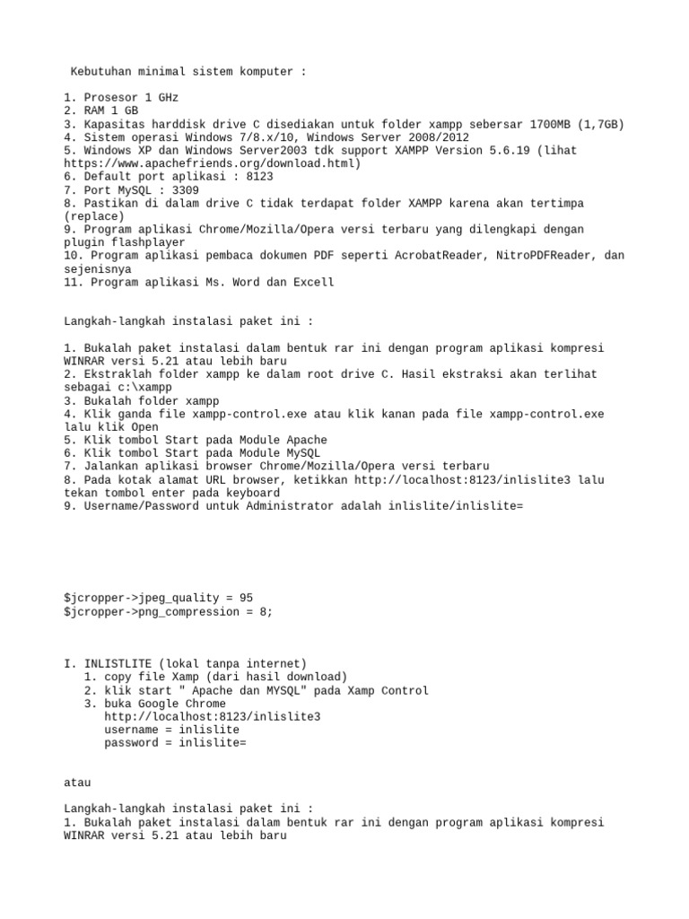 InlisLite 3.2.2 | PDF
